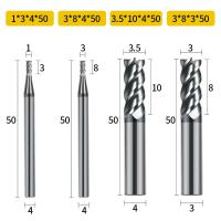 China 65 Degree US 4-edge Tungsten Steel Milling Cutter Stainless Steel Special Black-coated CNC Carbide CNC Four-edge Milling Cutter for sale