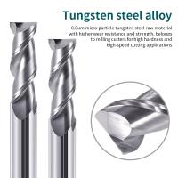 China Factory-supply Aluminum Special Use Slotting Milling Cutter HRC55 2 Flutes Carbide Milling Tool Solid Carbide Keyway End Mill for sale