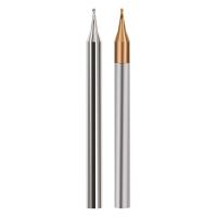 China Solid Carbide Micro Diameter Ball Nose End Mill Set Hrc55/60 Ball Nose Milling Cutter Customizable for Aluminum Copper Alloy OEM for sale