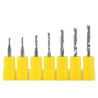 China Good Quality Cheap Price 6mm Solid Carbide Single Flute End Mill for Acrylic CNC Router Bit Wood Cutter Bit for sale