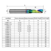 China Factory Sales Strawberry Router 4mm Carbide Single Flute Endmills 3mm for Aluminum Milling Cutter Tool for sale