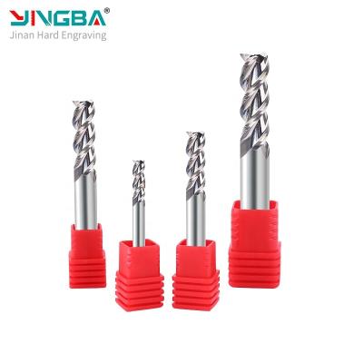 China Yingba Manufacturing Production Tungsten Steel Three Flute Aluminium Router Bits for Aluminum Milling Cutter for sale