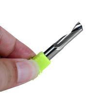 China Manufacturer Hot Sales 1Flute Spiral Aluminium up Cut Bit Cnc Carbide Endmill for Aluminium for sale