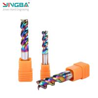 China Yingba Manufacturing Production Tungsten Steel Nano Coating Three Flute Aluminium Router Bits for Aluminum Milling Cutter for sale