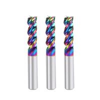 China Yingba Manufacturing Production Tungsten Steel Nano Coating Three Flute Aluminium Router Bits for Aluminum Milling Cutter for sale