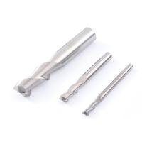 China 2F Aluminum Milling Cutter 65 Degrees Oem 2 Flute End Mill For Aluminum for sale