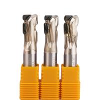China 6mm - 16mm CNC Wood Bit Customized PCD Wood Milling Cutter 4 Flutes Diamond Router Bits for sale