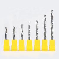 China Customizable Single Flute End Mill CNC Cutter Bit for Wood & Acrylic Milling Made of Ying Metal for sale