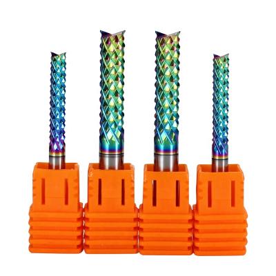 China Yingba Hot Sale Carbide PCB Cnc Corn Teeth Milling Cutter CNC Router Bits Circuit Boards Carbon Fibre Milling Cutter for sale