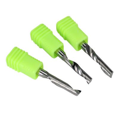 China 1Z Spiral Groove Cutting Bit Aluminium Cutting Cnc Milling Cutter for sale