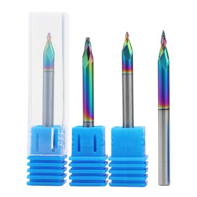 China Aluminum CNC Taper Ball Milling Cutter 2 Flutes Solid Carbide Tungsten Taper Ball Nose End Mill Customized OEM Support for sale