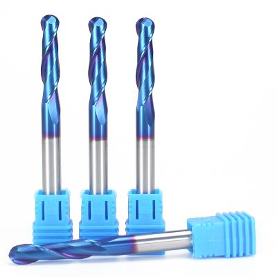 China Wood Carving Bit Engraving Cnc Bits AlTiN 2 Flute  Solid Carbide End Mills for sale