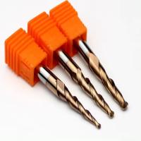 China Coated 3D Carving Bit  Carbide Tools Wood Metal Milling Cutter Taper Ball Nose for sale