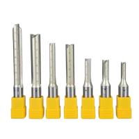China Wooden Milling Cutter CNC 2 Flute End Mill Straight Slotting Cutting Bit for Wood Arden Bits Double Flute Straight Bits for sale