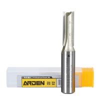 China Arden 1/2 1/4  Carbide Cnc Woodworking Cutting Tools Solid Wood Slotting Milling Cutter Double Flute Straight Groove Router Bit for sale