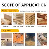 China Arden 1/2 1/4  Carbide Cnc Woodworking Cutting Tools Solid Wood Slotting Milling Cutter Double Flute Straight Groove Router Bit for sale