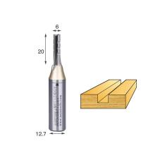 China CNC Wood Router Bits Arden AK47-1/2 3flute 6*20 Carbide 3 Splines End Mill TCT Straight Bit Wood Milling Cutter Auyatools for sale