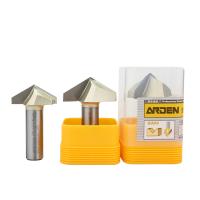 China Carbide 12.7mm Arden Router Bits 3D Woodworking  V Groove Bit  Engraving Router for sale
