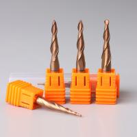 China High Frequency Welded CNC Wood Bit with Spiral Flute for 3.175/4/5/6/8/10/12mm Cutting Thickness for sale