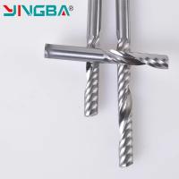 China YingBa Tungsten Carbide Single Flute End Mill CNC Router Bit for Burr-Free High-Speed Processing of Acrylic PVC and Aluminum for sale