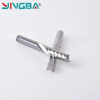 China YingBa Tungsten Carbide Single Flute End Mill CNC Router Bit for Burr-Free High-Speed Processing of Acrylic PVC and Aluminum for sale