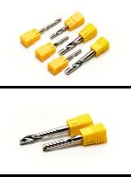 China YingBa Tungsten Carbide Single Flute End Mill CNC Router Bit for Burr-Free High-Speed Processing of Acrylic PVC and Aluminum for sale