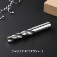 China YingBa Tungsten Carbide Single Flute End Mill CNC Router Bit for Burr-Free High-Speed Processing of Acrylic PVC and Aluminum for sale