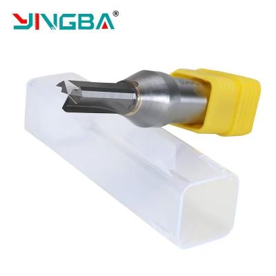 China HardBar TCT 3 Flutes Straight Bits Wood Milling Cutter Solid Carbide HRC55/60 for MDF Plywood Chipboard CNC Machine for sale