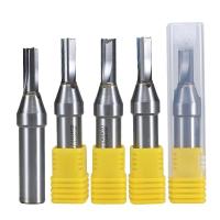 China YingBa TCT 3 Flutes Straight Bits Wood Milling Cutter Solid Carbide HRC55/60 for MDF Plywood Chipboard CNC Machine for sale