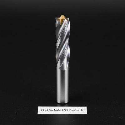 China CNC Router Bit Solid Carbide Double Edged Composite Flute Milling Cutter For Wood MDF Plywood Manufacturer for sale