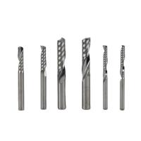 China YingBa Tungsten Steel Milling Cutter Single Flute Router Bit for Acrylic & PVC with No Polishing Required CNC Wood Bit for sale