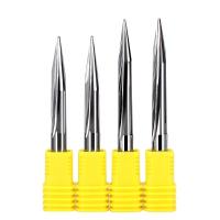 China Hotsale YingBa 2F Straight Slot Sharp Knife Tungsten Steel For Density Board,Plywood,Cork CNC Wood Bit for sale