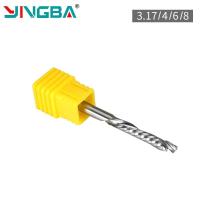 China Hotsale YingBa 1F Compression Bit Tungsten Steel 6*22*50 For Density Board,Particle Board,Yingwood CNC Wood Bit for sale