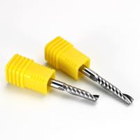 China Hot sale Hard bar Carbide Single-Flute Spiral End Mill 6*22*45, suitable for MDF, particleboard, and solid wood. for sale