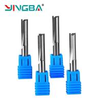 China Best Selling YingBa 2F Bitstraight Bit End Mill Tungsten Steel 6*22*50 For Density Board,plywood,EVA Foam CNC Wood Bit for sale