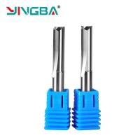 China Best Selling YingBa 2F Bitstraight Bit End Mill Tungsten Steel 6*22*50 For Density Board,plywood,EVA Foam CNC Wood Bit for sale