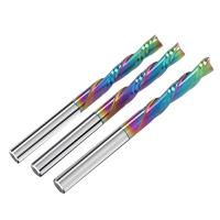 China Best Selling YingBa DLC Tungsten Steel 2F Spiral End Mill 6*22*50 For Acrylic,PVC,Electronic Technology CNC Wood Bit for sale