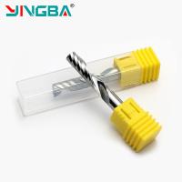 China Jinan HardBar CNC cutting tools acrylic single flute milling cutter  4*17*45 solid carbide for Acrylic and PVC for sale