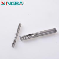 China Jinan HardBar CNC cutting tools acrylic single flute milling cutter  4*17*45 solid carbide for Acrylic and PVC for sale