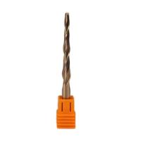 China Jinan Ying Ba Hot Selling CNC Carving Knife with Double-edged Taper Ball End Milling Cutter 6 * 25 * R1 * 50 Solid Ying Alloy suitable for wood for sale