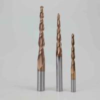 China Jinan Ying Ba Hot Selling CNC Carving Knife with Double-edged Taper Ball End Milling Cutter 6 * 25 * R1 * 50 Solid Ying Alloy suitable for wood for sale