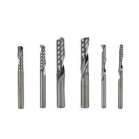 China Hot Selling Yingba Brand Single Edge CNC Router Bit Solid Tungsten Carbide 6*22*50 Single Flute End Mill For Acrylic PVC Nylon MDF Wood Panel Processing for sale