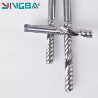 China Hot Selling Yingba Brand Single Edge CNC Router Bit Solid Tungsten Carbide 6*22*50 Single Flute End Mill For Acrylic PVC Nylon MDF Wood Panel Processing for sale