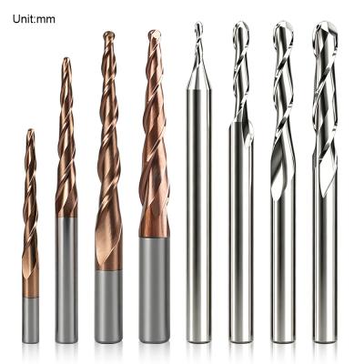 China Carbide CNC End Mill Set with Factory Direct Supply and OEM ODM Support for Multi-spec Milling Cutters for sale