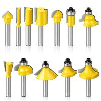 China 12 PCS 6mm Shank Wood Router Bit Set — Carbide Edge & Ball Bearing Guide All-in-One Kit For DIY & Pro Woodworking Premium Complete Woodworking Starter Set for sale