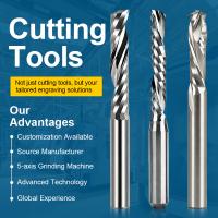 China High quality solid carbide single edge milling cutter and double-edged composite edge CNC engraving tool for sale