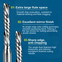 China High quality solid carbide single edge milling cutter and double-edged composite edge CNC engraving tool for sale