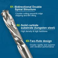 China High quality solid carbide single edge milling cutter and double-edged composite edge CNC engraving tool for sale