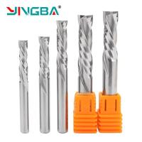 China Double-edged Composite Blade CNC Milling Cutter with Solid Hard Alloy for Woodworking 6 * 22 * 50 for sale