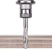 China Double-edged Composite Blade CNC Milling Cutter with Solid Hard Alloy for Woodworking 6 * 22 * 50 for sale